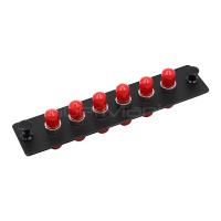 China 6 Port LGX Fiber Optic Adapter Panel with ST Connectors -40°C to +75°C Operating Temperature for sale