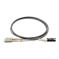 China VF45 To SC UPC Fiber Optic Patch Cable Duplex 62.5/125 OM1 Multimode LSZH 2.0mm Grey for sale