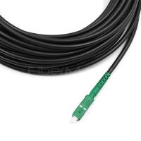 China SC APC to SC APC Simplex 9/125 OS2 Single Mode Armored Fiber Cable 4.8mm with ≤0.3dB Insertion Loss for sale