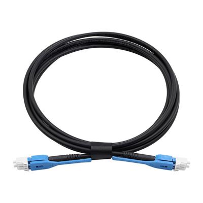 China LC UPC Uniboot Fiber Patch Cable Single Mode OS2 4.8mm LSZH - 10km/40km Transmission, 0.36dB/km Attenuation for sale