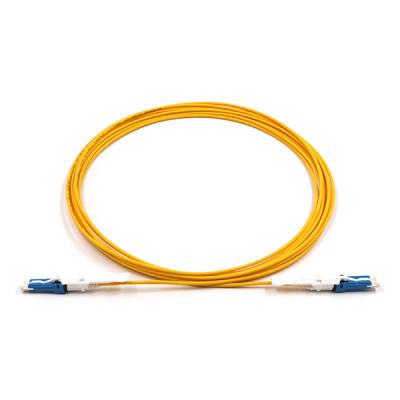 China CS UPC to CS UPC Duplex Single Mode OS2 Fiber Optic Patch Cable 2.0mm Yellow - 0.22dB/km Attenuation at 1550nm for sale