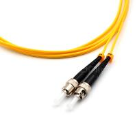 China MTRJ PC to ST UPC Duplex Single Mode OS2 Fiber Optic Patch Cable 2.0mm Yellow for sale