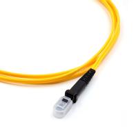 China MTRJ PC to ST UPC Duplex Single Mode OS2 Fiber Optic Patch Cable 2.0mm Yellow for sale