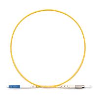 China LC UPC to DIN UPC Simplex Single Mode OS2 Fiber Optic Patch Cable 2.0mm 9/125μm for sale