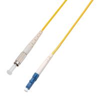 China LC UPC to DIN UPC Simplex Single Mode OS2 Fiber Optic Patch Cable 2.0mm 9/125μm for sale