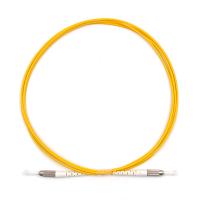 China Indoor DIN UPC to DIN UPC Simplex Fiber Optic Patch Cable Single Mode OS2 2.0mm Yellow for sale