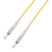 China Indoor DIN UPC to DIN UPC Simplex Fiber Optic Patch Cable Single Mode OS2 2.0mm Yellow for sale