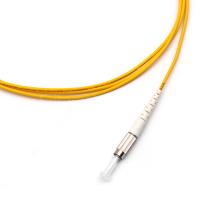 China Indoor DIN UPC to DIN UPC Simplex Fiber Optic Patch Cable Single Mode OS2 2.0mm Yellow for sale