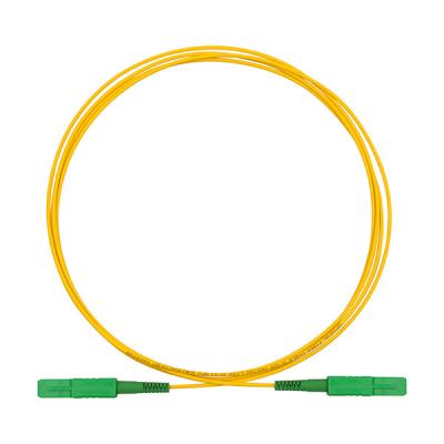 China SC APC Shutter to SC APC Shutter Simplex Single Mode OS2 Fiber Patch Cord 2.0mm for sale