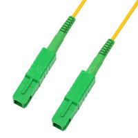 China SC APC Shutter to SC APC Shutter Simplex Single Mode OS2 Fiber Patch Cord 2.0mm for sale