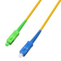 China SC UPC to SC APC Simplex Single Mode Fiber Optic Patch Cable OS2 LSZH 3.0mm 9/125μm for sale