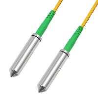 China SC APC to SC APC Pullable Fiber Optic Patch Cable Simplex Single Mode OS2 3.0mm Yellow with 0.36dB/km Attenuation for sale