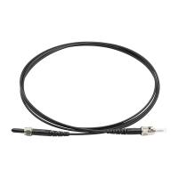 China Outdoor SMA905 to ST UPC Fiber Optic Patch Cable Simplex Single Mode OS2 OFNR 2.0mm Black for sale