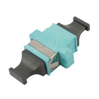 China MTP MPO Multimode Simplex Adapter SC Footprint Aqua 12 Fiber for sale