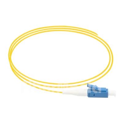 China LC/UPC 0.9mm Simplex Single Mode Fiber Optic Pigtail - OS2 9/125μm, 1000x Durability, Yellow Jacket for sale