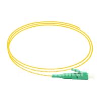 China LC/APC Fiber Optic Pigtail 0.9mm Simplex Single Mode Yellow Jacket for sale