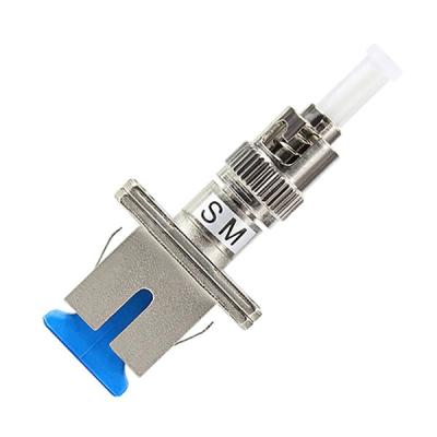 China ST Male to SC Female Single Mode Simplex Fiber Optic Hybrid Adapter Low Insertion Loss for sale