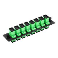 China SC Adapter Patch Panel 8 Ports with SC APC Simplex Single Mode Adapters -40 to +75°C Operating Temperature for sale
