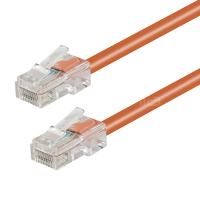 China CAT.5E Non-booted UTP Ethernet Patch Cable Green 24AWG 350MHz 1Gbps Network Cable for sale