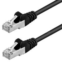 China CAT.5E Booted Shielded FTP Ethernet Patch Cable 26AWG with 50 Micron Gold Plating - 1-100M Length for sale