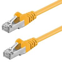 China CAT.5E Booted Shielded FTP Ethernet Patch Cable 26AWG with 50 Micron Gold Plating - 1-100M Length for sale