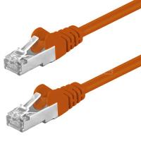 China CAT.5E Booted Shielded FTP Ethernet Patch Cable 26AWG with 50 Micron Gold Plating - 1-100M Length for sale