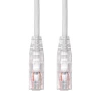 China CAT.6A 28AWG Slim Ethernet Patch Cable 10Gbps 500MHz 3.8mm UTP Network Cable for sale