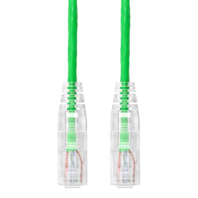 China CAT.6A 28AWG Slim Ethernet Patch Cable 10Gbps 500MHz 3.8mm UTP Network Cable for sale