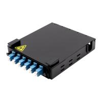 China Wall Mount Fiber Enclosure with 6-Port LC/UPC LGX Adapter Panel - 12-144 Core Capacity, 19