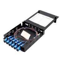 China Wall Mount Fiber Enclosure with 6-Port SC/UPC LGX Panel - 6.3