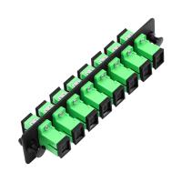China SC Adapter Patch Panel 8 Ports with SC APC Simplex Single Mode Adapters -40 to +75°C Operating Temperature for sale