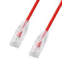 China CAT.6A 28AWG Slim Ethernet Patch Cable 10Gbps 500MHz 3.8mm UTP Network Cable for sale