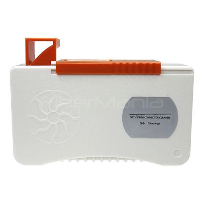 China Non-Alcohol White Fiber Optic Cassette Cleaner for SC FC LC ST Connectors with Replaceable Tape FOC-C01-R for sale