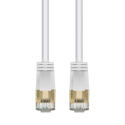 China CAT.6A Shielded STP 36AWG Slim Ethernet Cable - 500MHz 10G Network Patch Cord with 50-Micron Gold Plating for sale