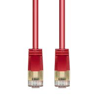 China CAT.6A Shielded STP 36AWG Slim Ethernet Cable - 500MHz 10G Network Patch Cord with 50-Micron Gold Plating for sale