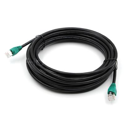 China Shielded CAT.7 SFTP Patch Cable 26AWG with 10Gbps Speed and 600MHz Bandwidth for sale