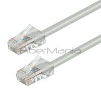 China CAT.5E Ethernet Patch Cable Grey 24AWG Stranded Copper 1-100M Length with RJ45 Connectors for sale