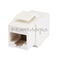 China Unshielded RJ45 Cat6 Inline Coupler Keystone Jack - 600MHz, 10Gbps Ethernet, Tool-Free Installation for sale