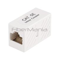 China CAT5E UTP Unshielded Inline Coupler - 100MHz Frequency, 1000BASE-T Gigabit Ethernet, 125V Rating for sale