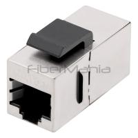China RJ45 Inline Coupler 1000Base-T CAT.5E Shielded Female to Female - 100MHz Frequency, 125V Rating for sale