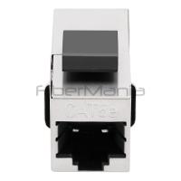 China RJ45 Inline Coupler 1000Base-T CAT.5E Shielded Female to Female - 100MHz Frequency, 125V Rating for sale