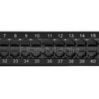 China 19-Inch 1U CAT.3 UTP Telephone Patch Panel 50 Ports with Krone IDC Termination for Voice and Data Networks for sale