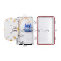 China 4 Port SC Simplex Fiber Optic Termination Box 210x140x40mm with 0.2dB Insertion Loss for FTTH Networks for sale