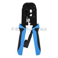 China Professional RJ45 RJ12 RJ11 Crimper Cutter Stripper Tool - All-in-One Network Cable Installation Kit with Steel Construction for sale