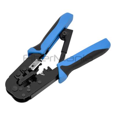 China Professional RJ45 RJ12 RJ11 Crimper Cutter Stripper Tool - All-in-One Network Cable Installation Kit with Steel Construction for sale