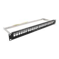 China 24 Port Shielded Keystone Patch Panel 1U 19