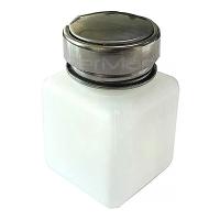 China 120ml White Empty Fiber Cleaning Alcohol Bottle - Standard Plastic Container for Isopropyl Alcohol for sale
