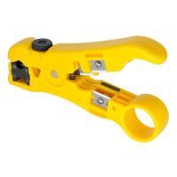 China Universal Cable Stripping Tool for RG59 RG6 RG7 RG11 Coaxial and CAT5 CAT6 Ethernet - Adjustable Blade for sale