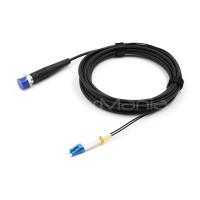 China RDC Socket to LC/UPC 2 Cores OS2 Outdoor G657A1 TPU Patch Cord 2.0mm for sale