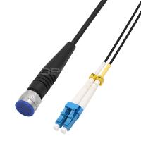 China RDC Plug to LC/UPC 2 Cores OS2 G657A1 TPU Patch Cord 4.8mm Cable OD for sale